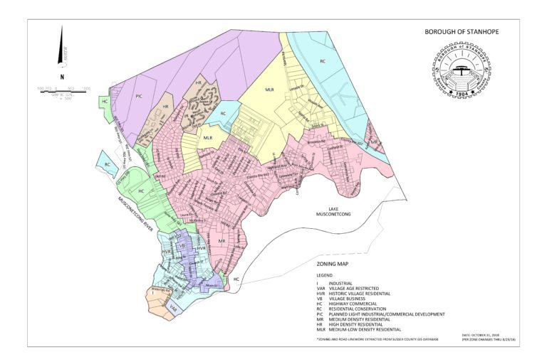 Zoning, Tax and Street Maps - Borough of Stanhope
