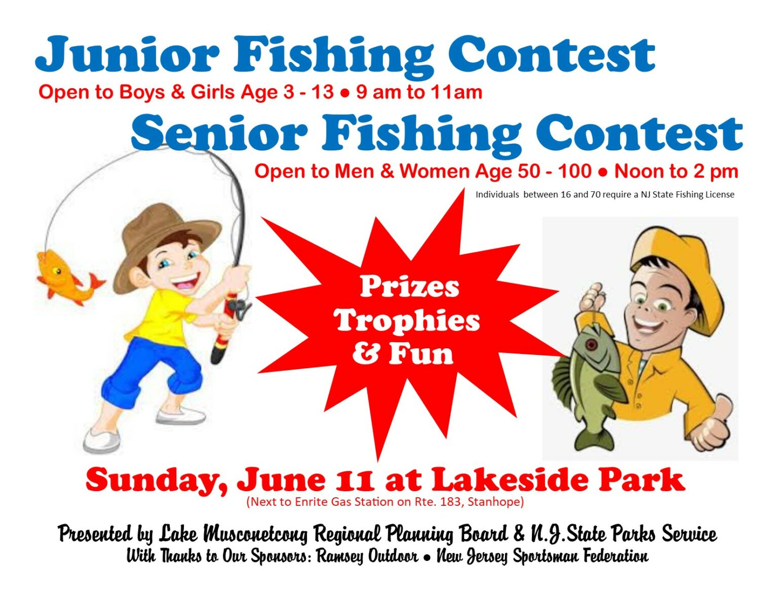 Fishing Contests - Borough of Stanhope